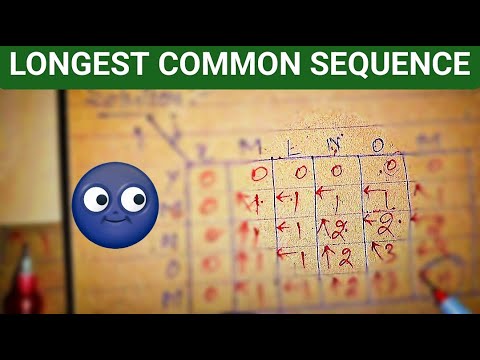Longest Common Subsequence- Dynamic Programming | Data structures and algorithms - YouTube