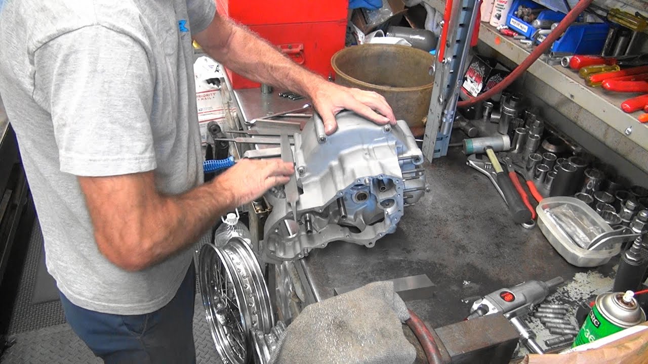 #127 1946 junk 84ci stroker knucklehead 500 mile new repo motor rebuild ...