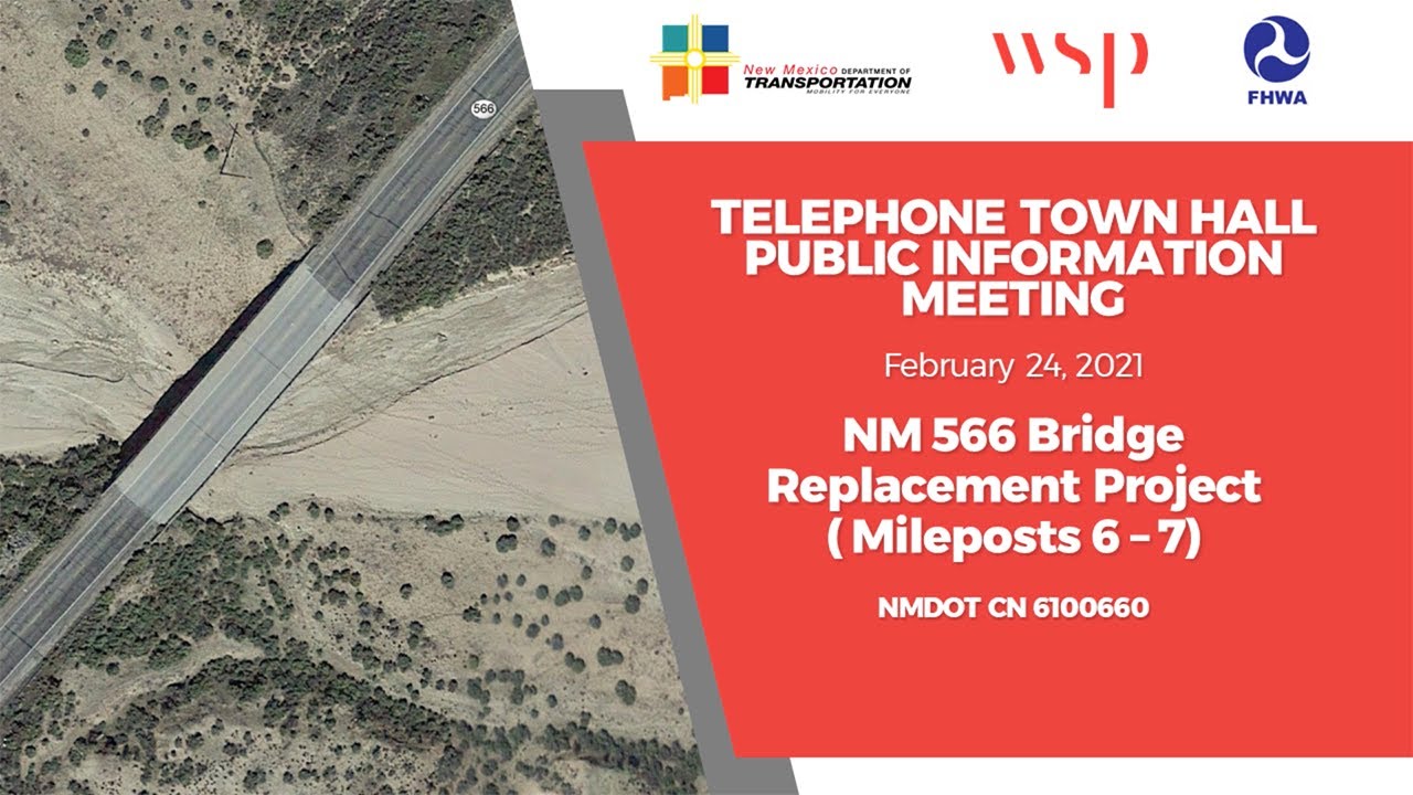 NM 566 Bridge Replacement Virtual Meeting 2-24-2021 - YouTube