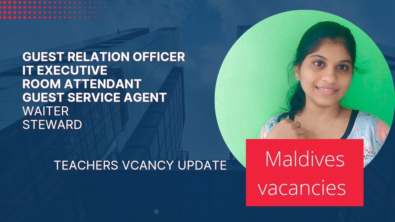 Vacancy Announcement Maldives 2022. #youtube #maldives #recruitment ...