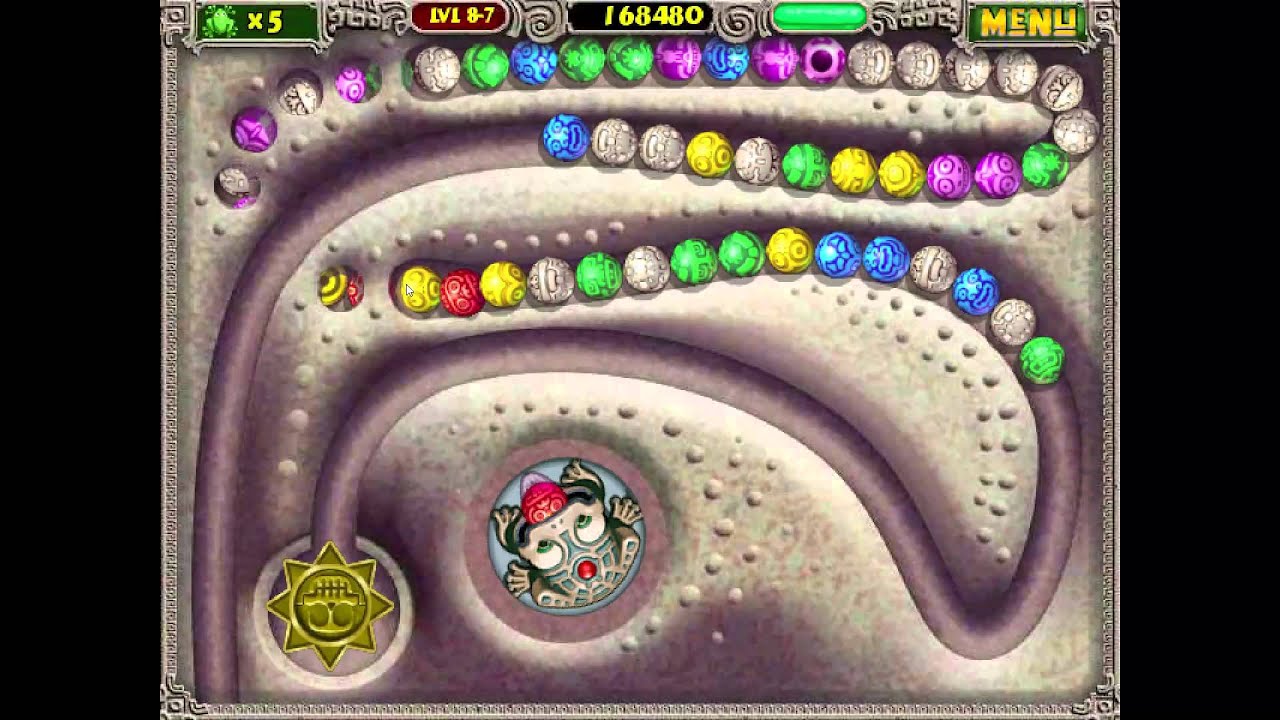 Zuma Deluxe - Temples (Stages) 7 to 9 - YouTube