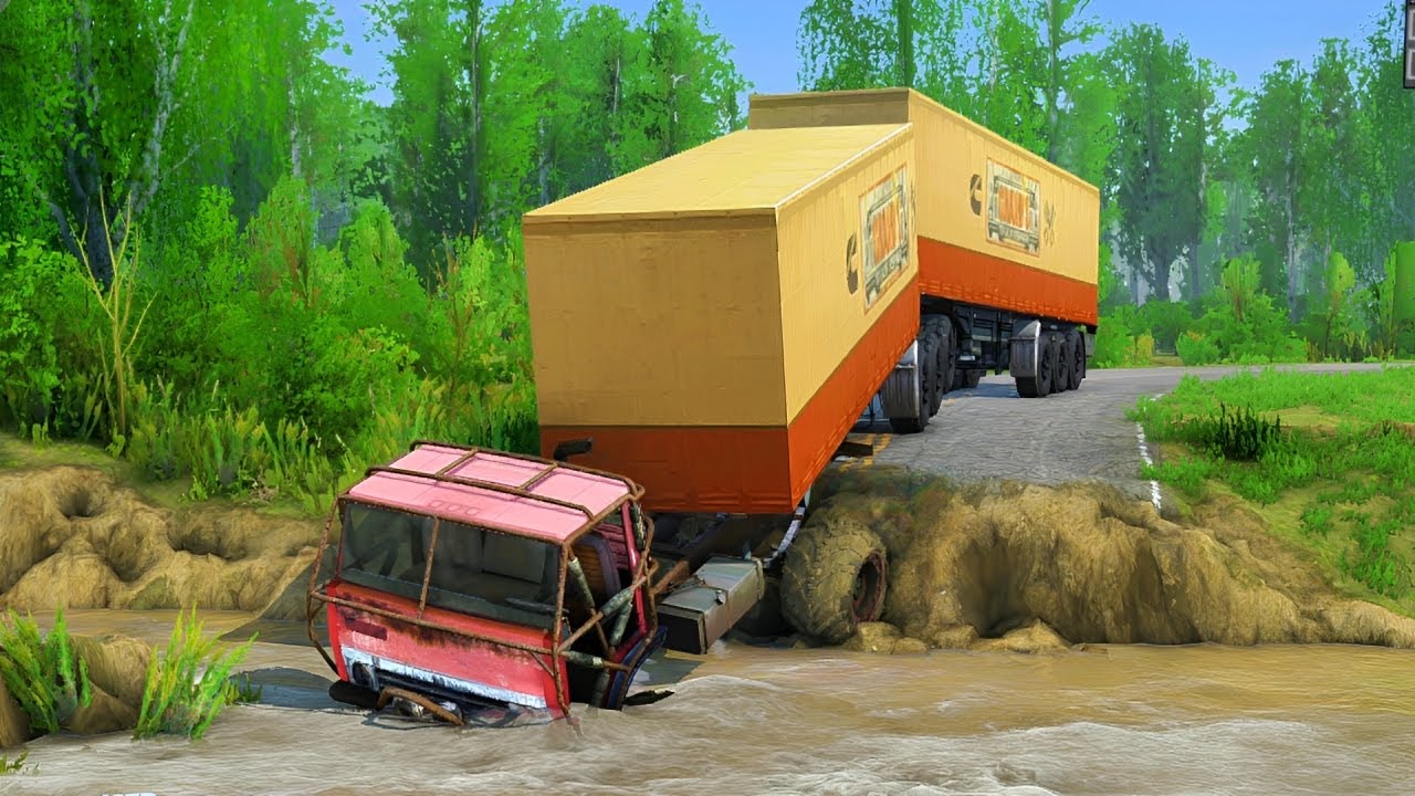 😵Impossible Logging Truck Challenge on Dangerous Roads - YouTube