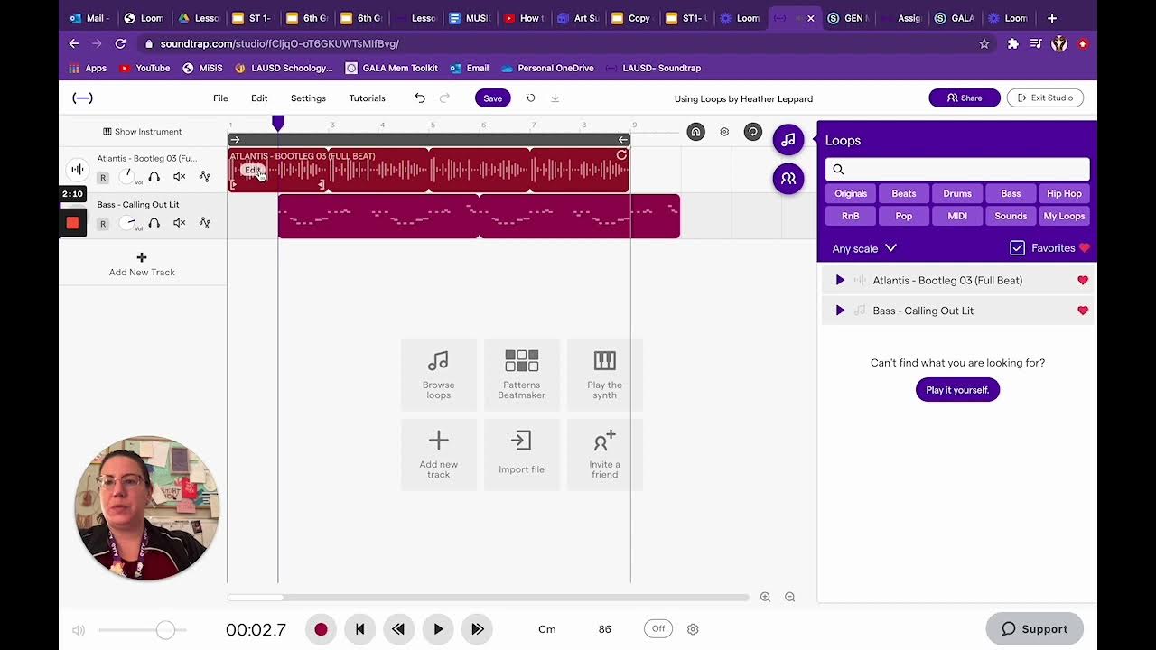 Soundtrap Project 1- Using Loops (teacher Walkthrough) - YouTube