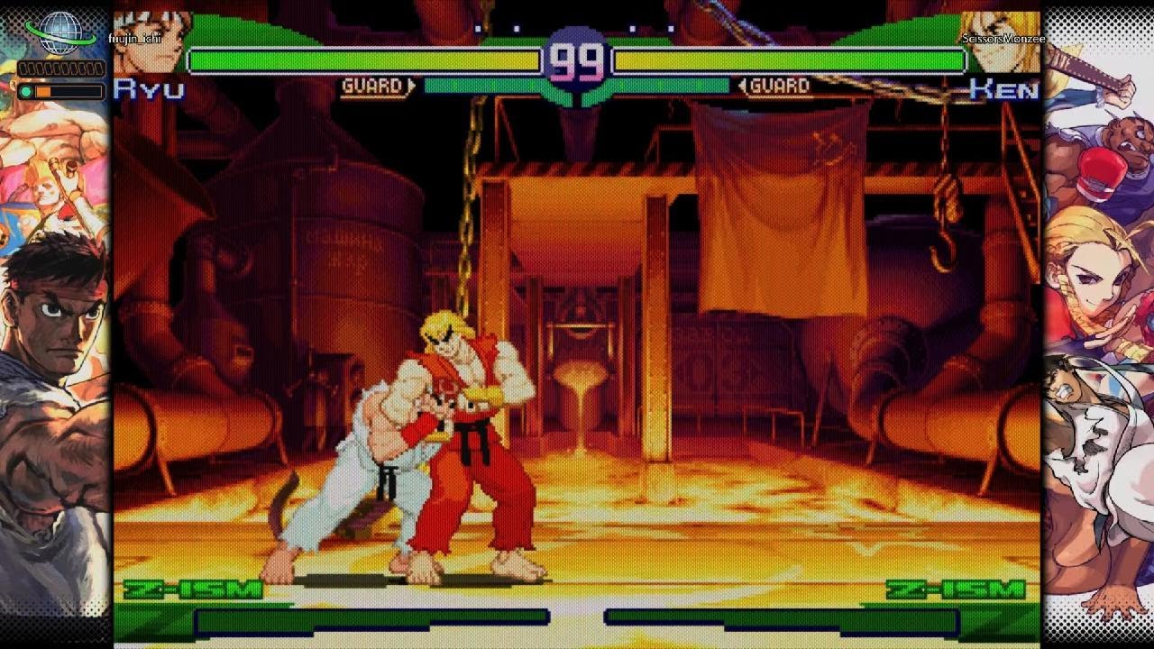 ストリートファイターZERO3 UPPER 対決 拳 - YouTube