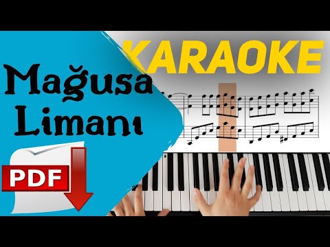 Mağusa Limanı (Piyano Cover - Karaoke - Nota)