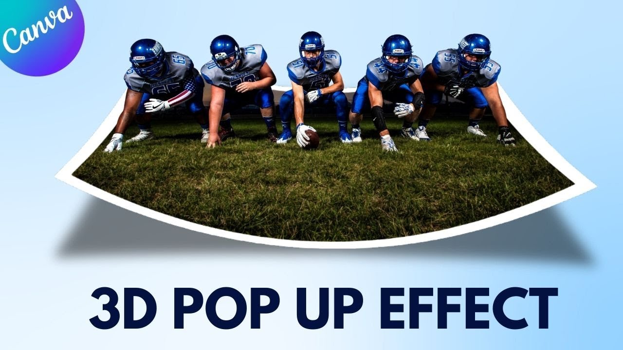 How to Create 3D Pop-Up Effect in Canva | Out of Bounds Photo Editing ...