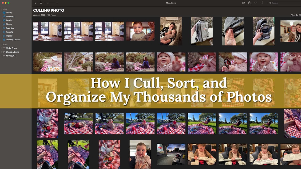 How I Cull, Sort, and Organize Thousands of Photos - YouTube