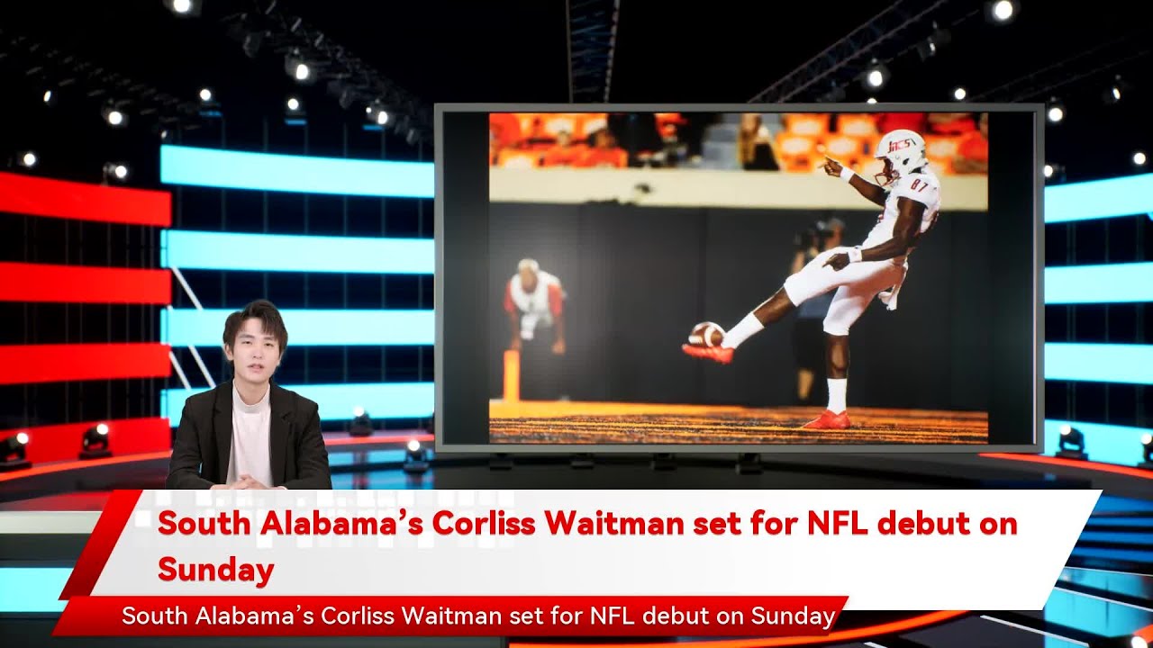 South Alabama’s Corliss Waitman set for NFL debut on Sunday - YouTube