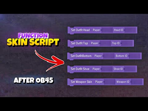 Make Skin Script after OB45 Update | Freefire Craftland SacSo