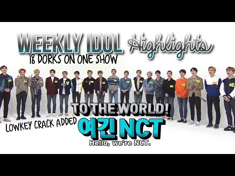 BEST MOMENTS; NCT 2018 on Weekly Idol [180321]