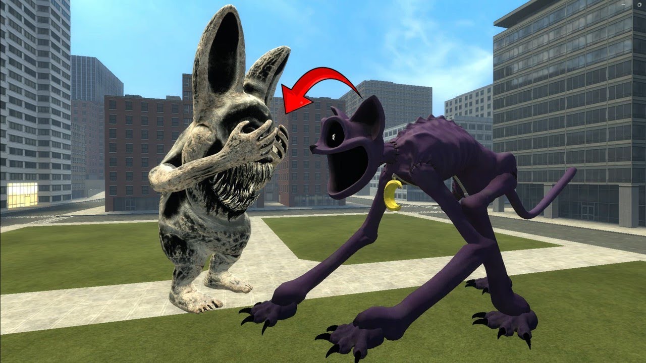 Monster Rabbit Zoonomaly Vs CatNap Poppy Playtime Menang Siapa ? - YouTube
