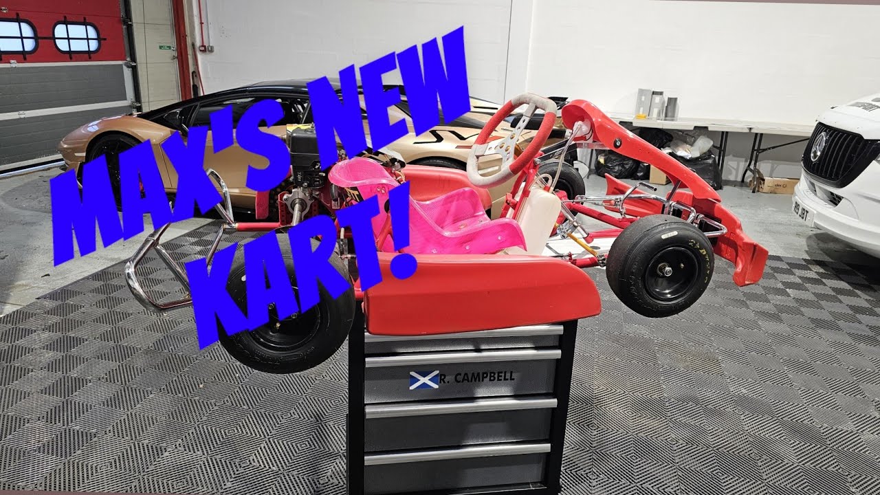 Max's New Kart | Gillard Kart | Larkhall Circuit | Karting | - YouTube