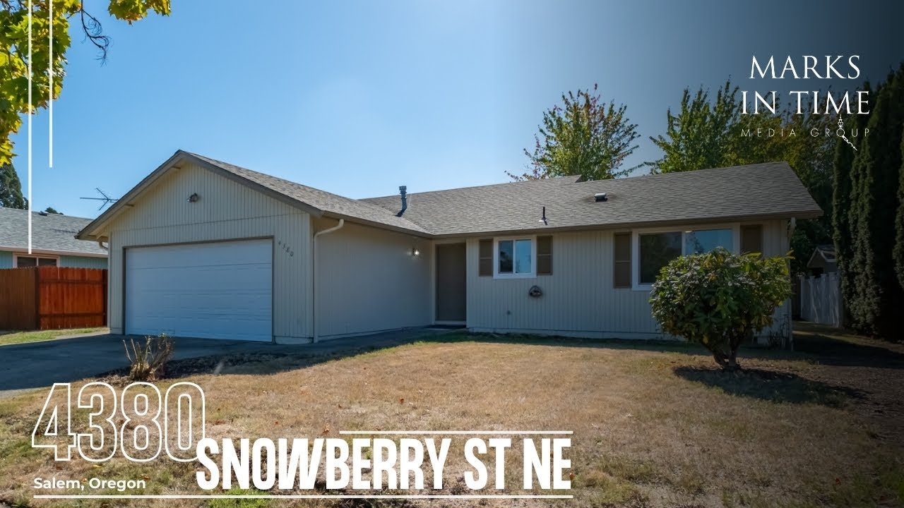 4380 Snowberry St NE Salem Oregon - YouTube