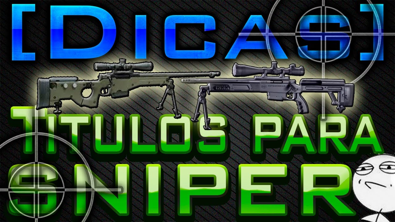 [Dicas] Títulos para SNIPER - PointBlank - YouTube