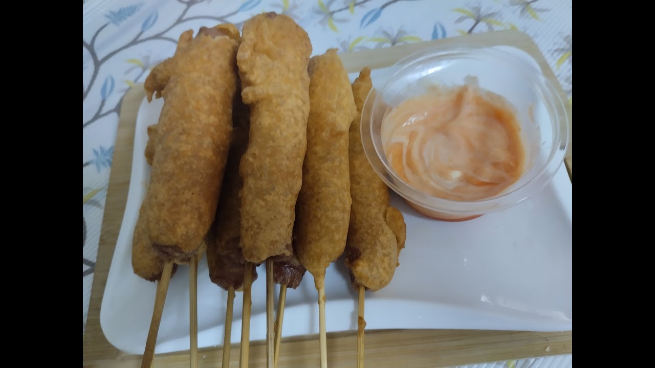 Fried Chicken franks - Best for lunch box - YouTube