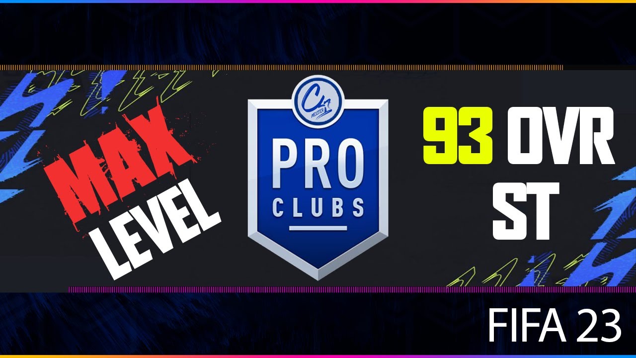 FIFA 23 Pro Clubs MAX ST Build - YouTube