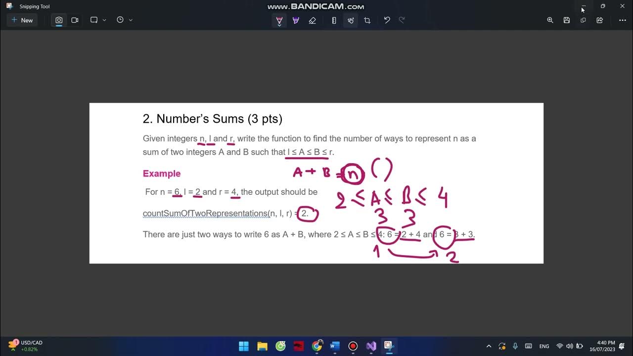Number’s Sums - Find number of Sums - YouTube