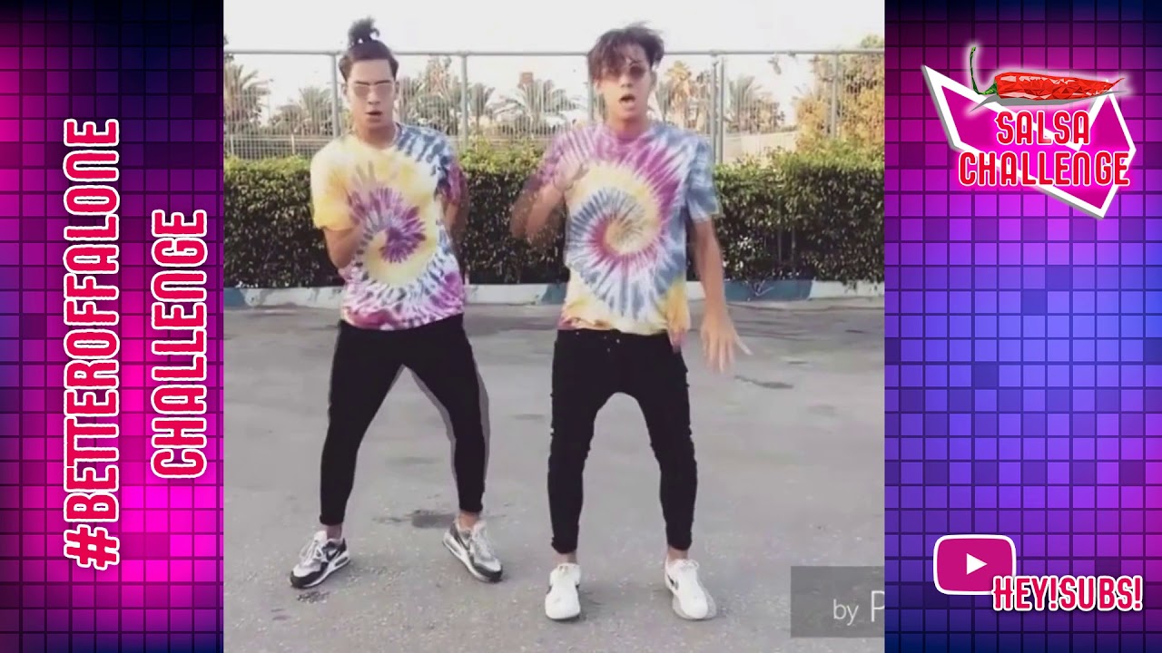 New Better Off Alone Challenge Compilation #betteroffalonechallenge Ayo & Teo Dance - YouTube