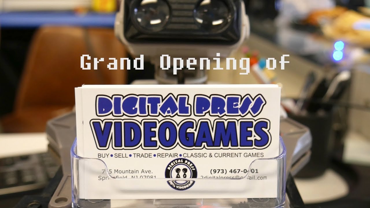 Grand Opening! Digital Press Videogames 2 - Springfield, NJ - YouTube