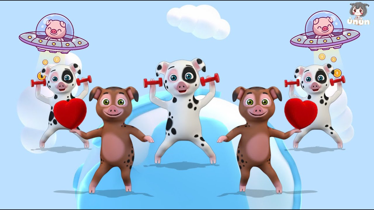 Đàn Heo Con - Heo Nhảy Nhạc Dance Cực Vui Nhộn - Nhạc Khu Trò Chơi Mới ...