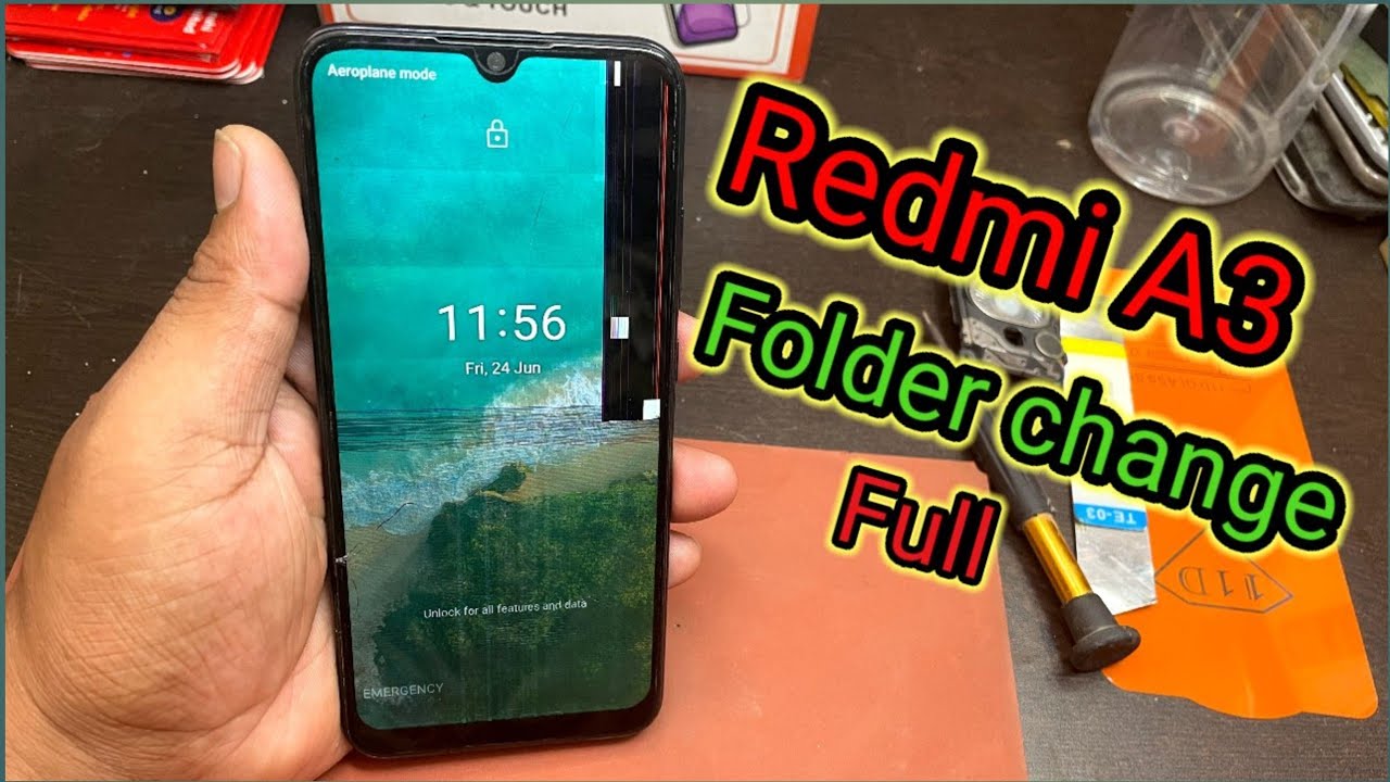 Redmi A3 Folder Chenge Back Panal Opening How To Remove Folder redmi-a3-folder-chenge-back-panal-opening-how-to-remove-folder