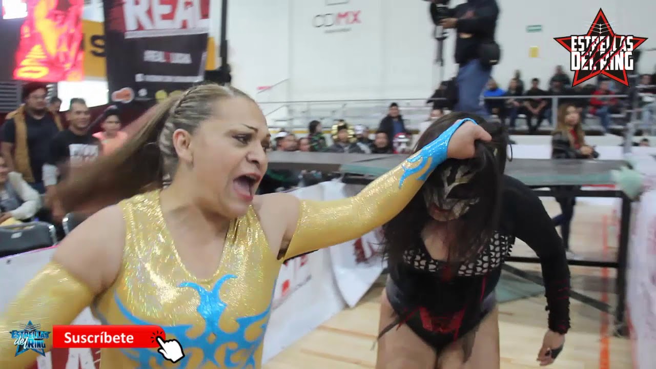 Zeuxis vs Rossy Moreno CAMPEONATO FEMENIL ALFA DE LUCHA LIBRE REAL ...