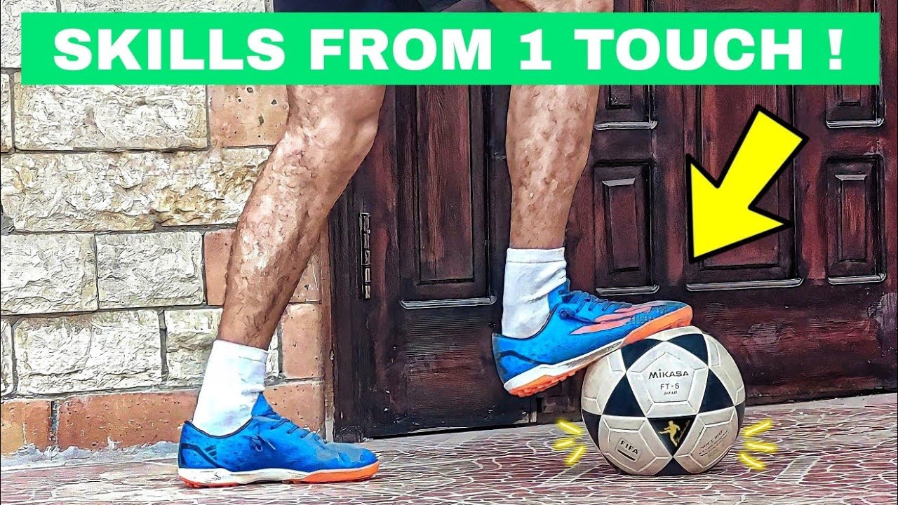 Learn 3 Easy Skills From 1 TOUCH ! 🔥⚽️ | Football Skills - YouTube
