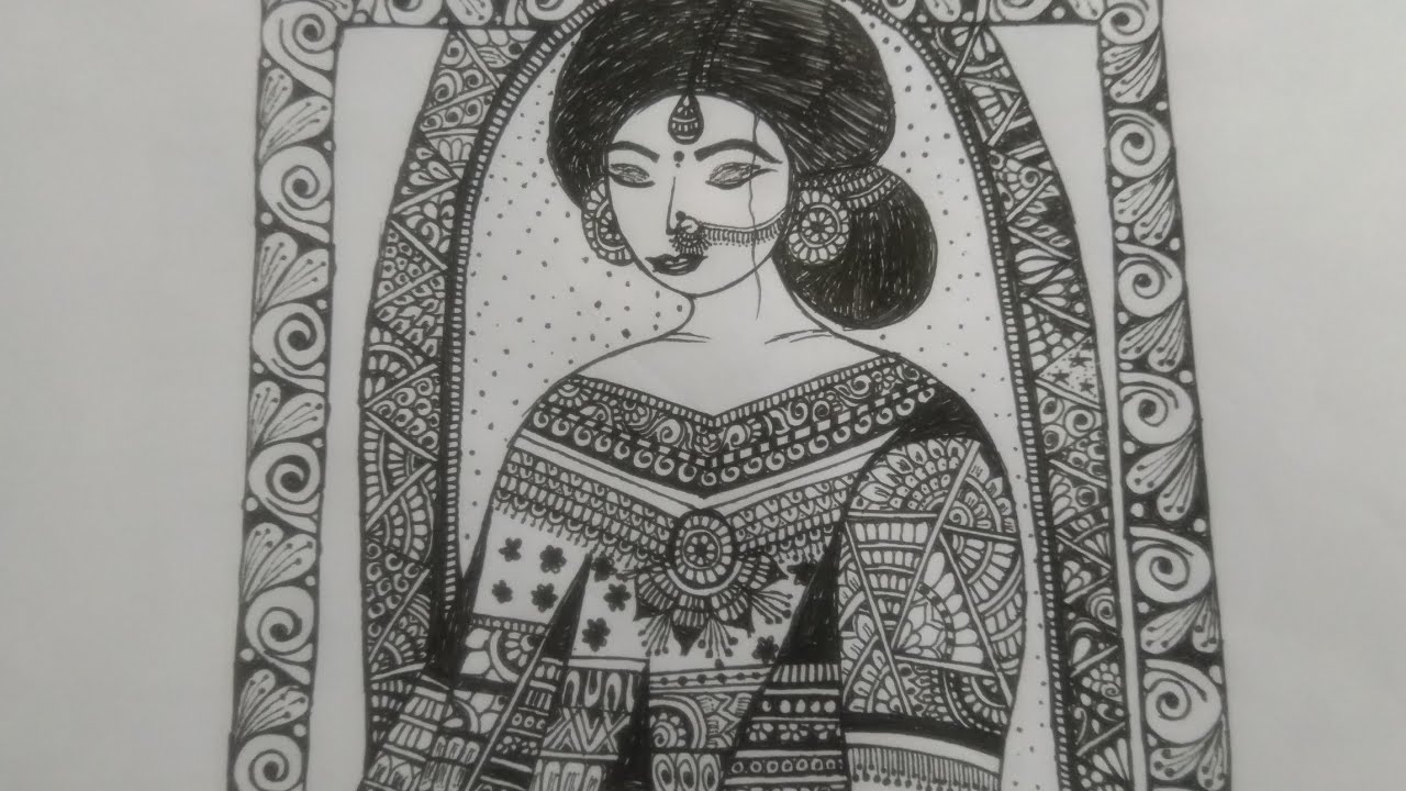 Bride... Mandala Art...👰💕 - YouTube