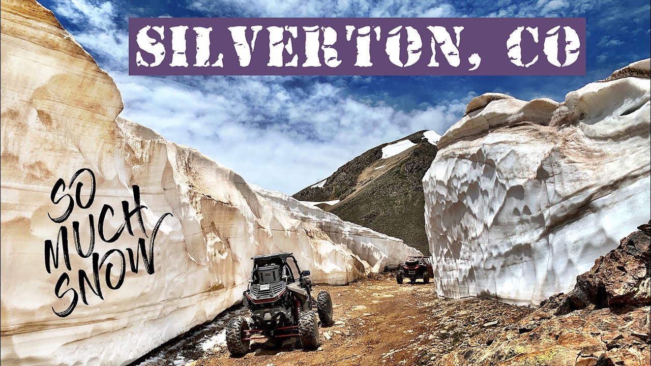 Crazy Snow Levels on Trails Outside Silverton, CO In July - YouTube