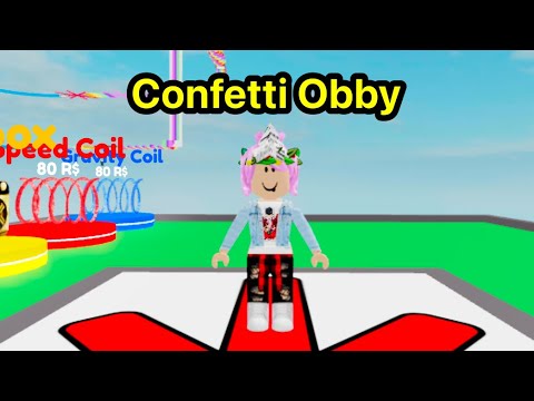 🎉 Confetti Obby 🎊 | Roblox Adventure Obby - YouTube