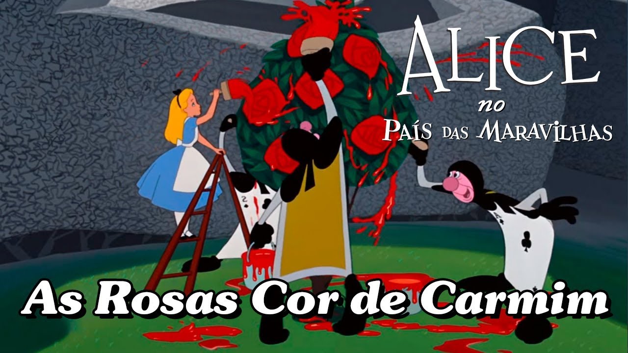 Karaoke | Alice no País das Maravilhas - As Rosas Cor de Carmim - YouTube