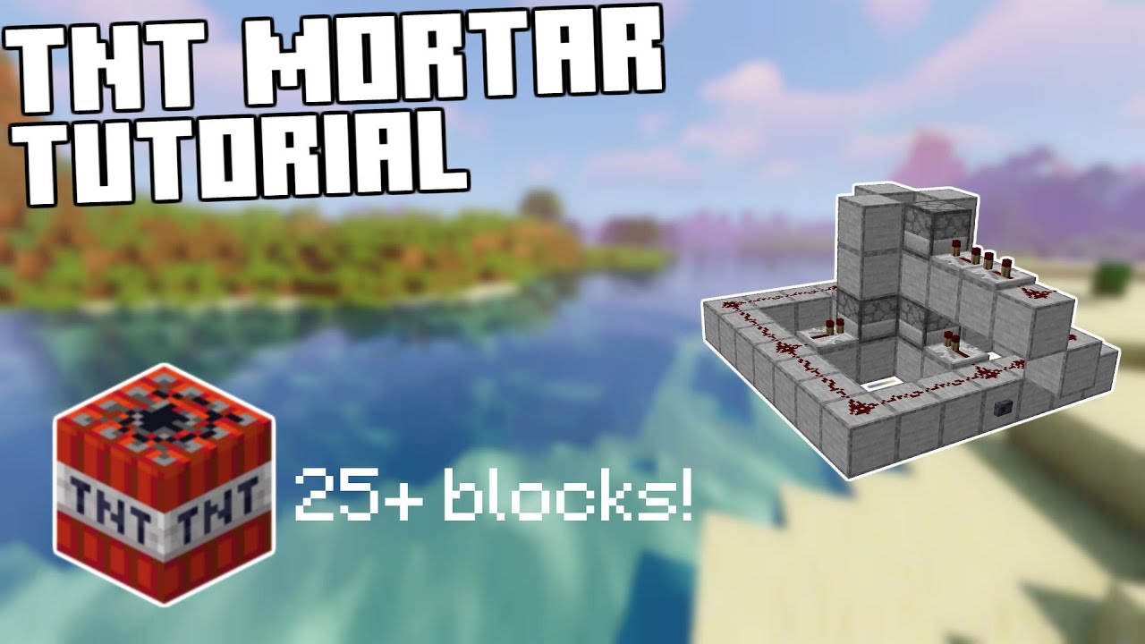 How to Make a TnT Mortar in Minecraft 1.16! - YouTube