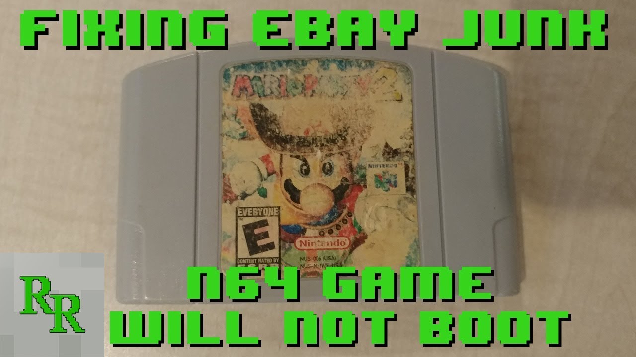 N64 Game Won't Boot - Trace Repair - Mario Party 2 - Fixing eBay Junk ...