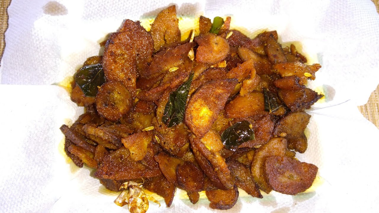 Vazhakkai varuval | Raw banana crispy fry | #Aahaacooking - YouTube