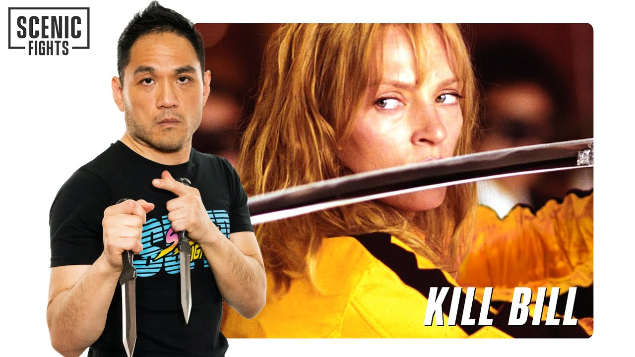 Knife Expert Breaks Down Kill Bill Fight | The Bride vs. Vernita Green ...