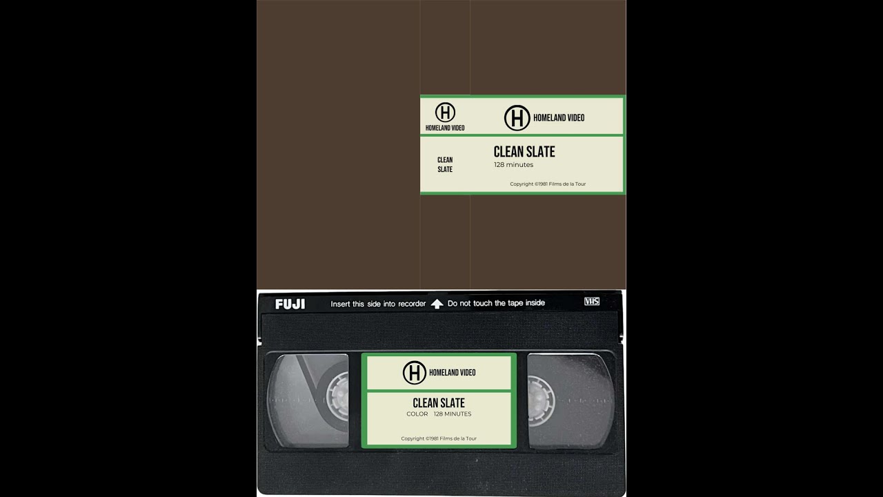 Opening & Closing to Clean Slate 2025 Homemade VHS [Homeland Video ...