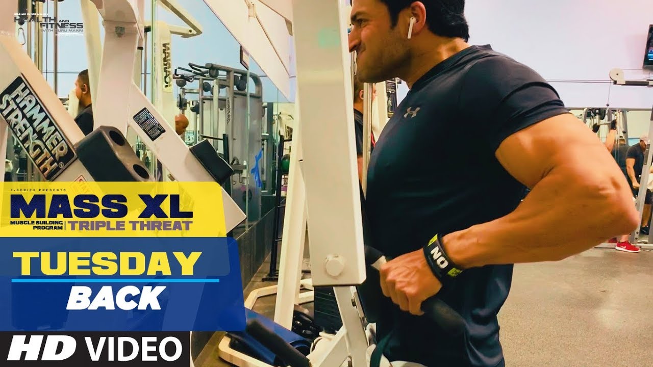 Tuesday: Back Exercise - MASS XL - Muscle Building Program by Guru Mann ...