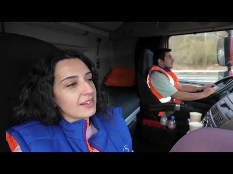 Hamburg haline gittik, Muhteşem şehir manzaraları, Çift şoför takograf değiştirme, Tırda yaşam
