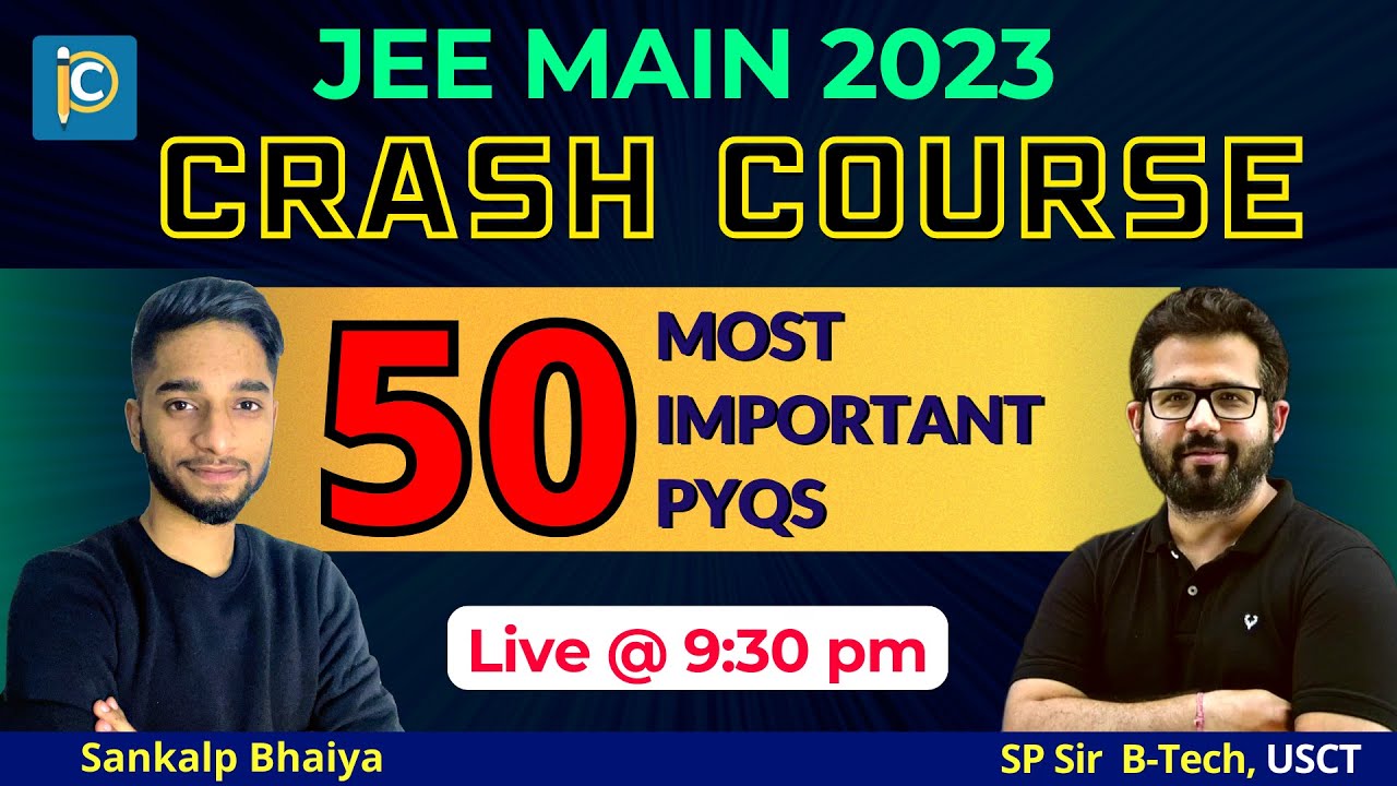 AAGAZ batch for JEE Main 2023🔥| 50 Most Important PYQs Physics | IIT ...