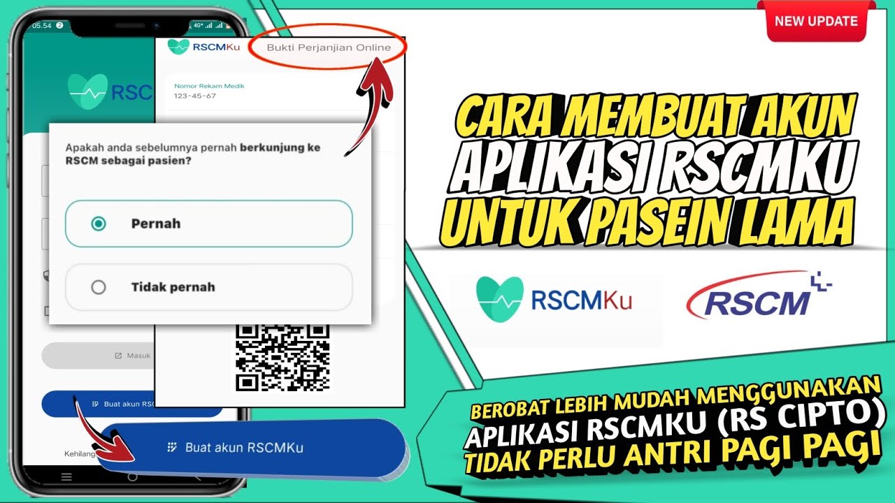 Cara Registrasi akun rscm online untuk pasien lama • Panduan registrasi ...