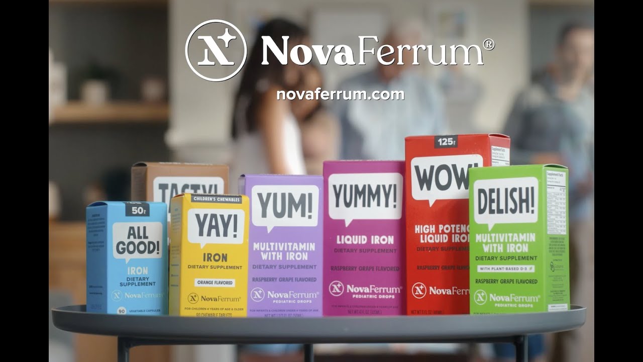 NovaFerrum Iron Supplements and Multivitamins for the whole family ...