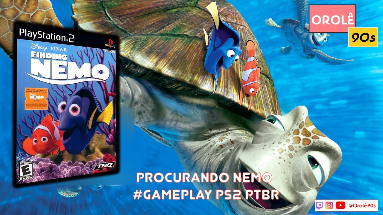 PROCURANDO NEMO INDO À ESCOLA PS2 - PTBR #ps2gameplay - YouTube