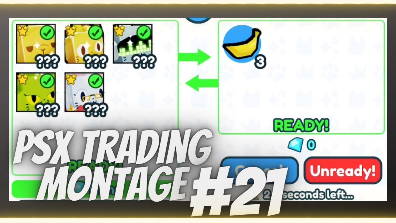 PSX TRADING MONTAGE #21 | INSANE PROFIT | Pet simulator x | Roblox ...