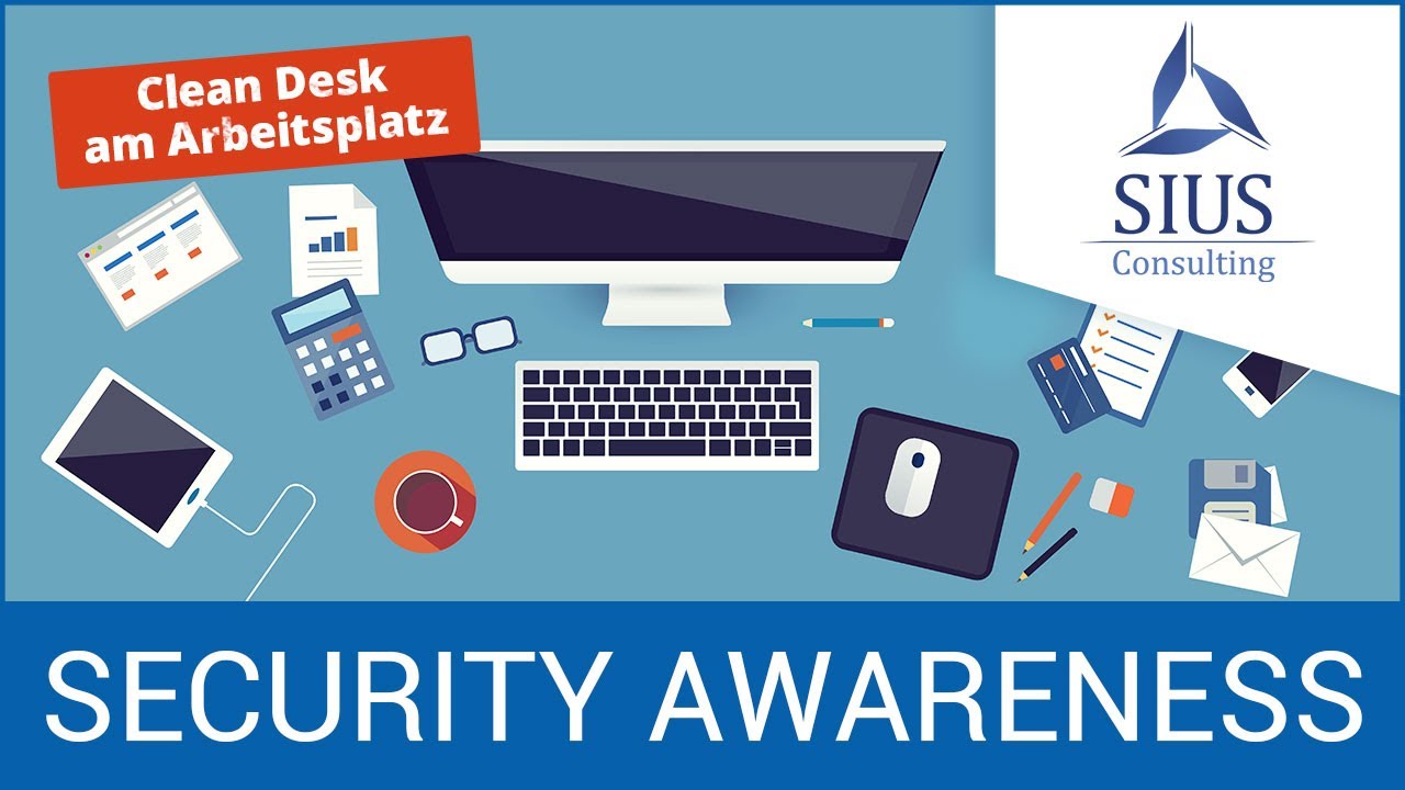 Security Awareness: Clean Desk am Arbeitsplatz / Clear Desk am ...