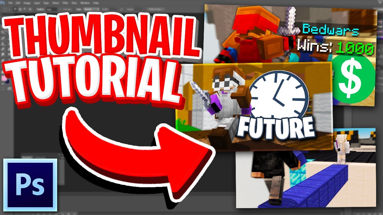 How to Make Thumbnails w/ CUSTOM NPC Mod | Photoshop Tutorial - YouTube