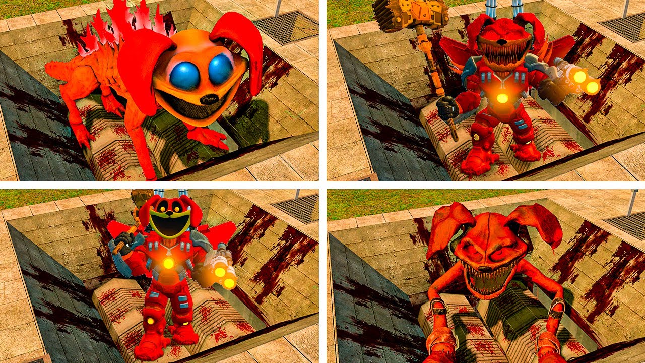 NEW DOGDAY GODZILLA MONSTER SMILING CRITTERS TORTURE In Garry's Mod ...