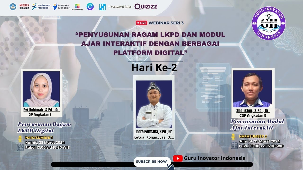 Penyusunan Modul Ajar Interaktif Berbagai Platform Digital - YouTube
