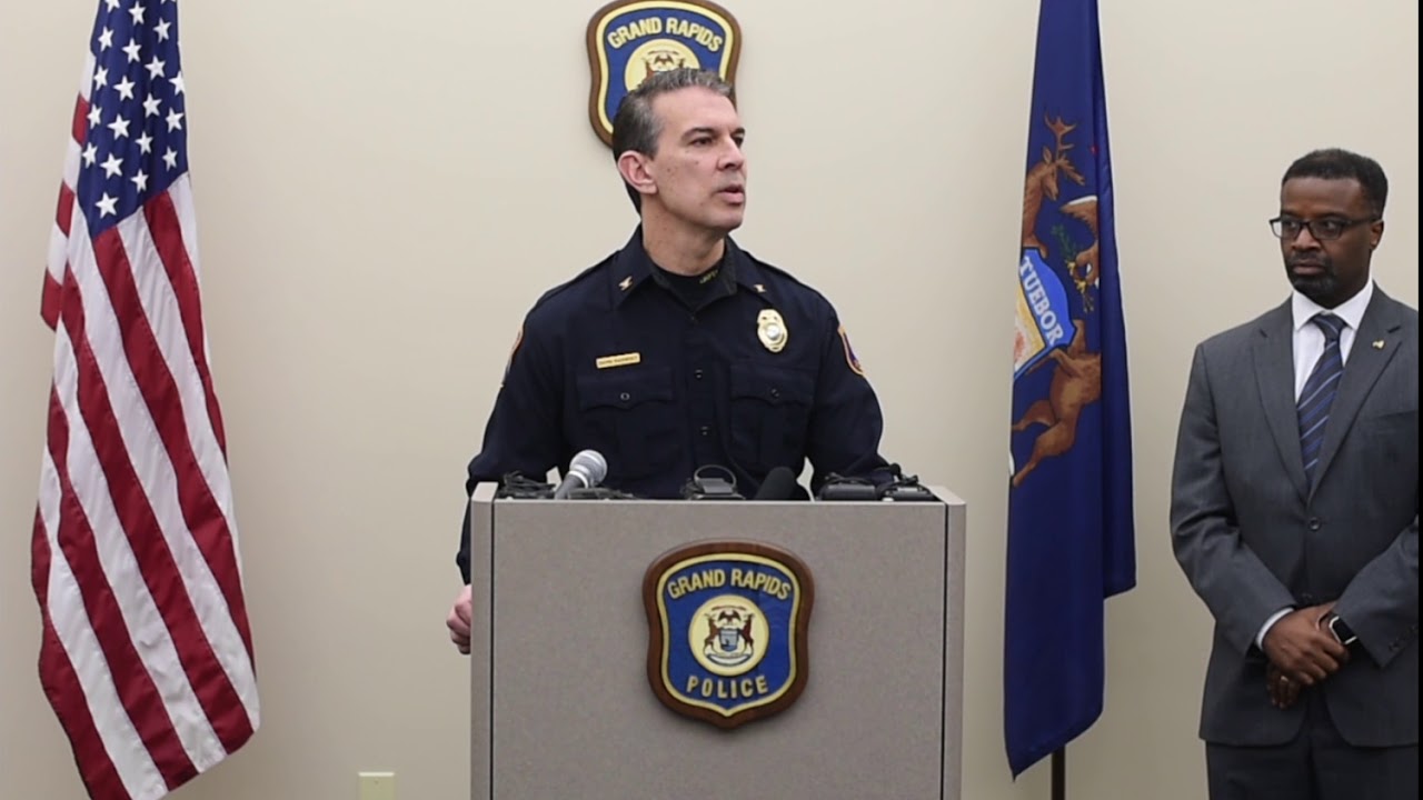 Grand Rapids police chief announces retirement - YouTube