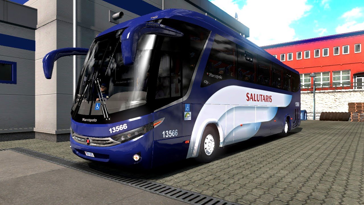 ETS2 Bus Driving | SALUTARIS | G7 1200 4x2 | Euro Truck Simulator 2 1. ...