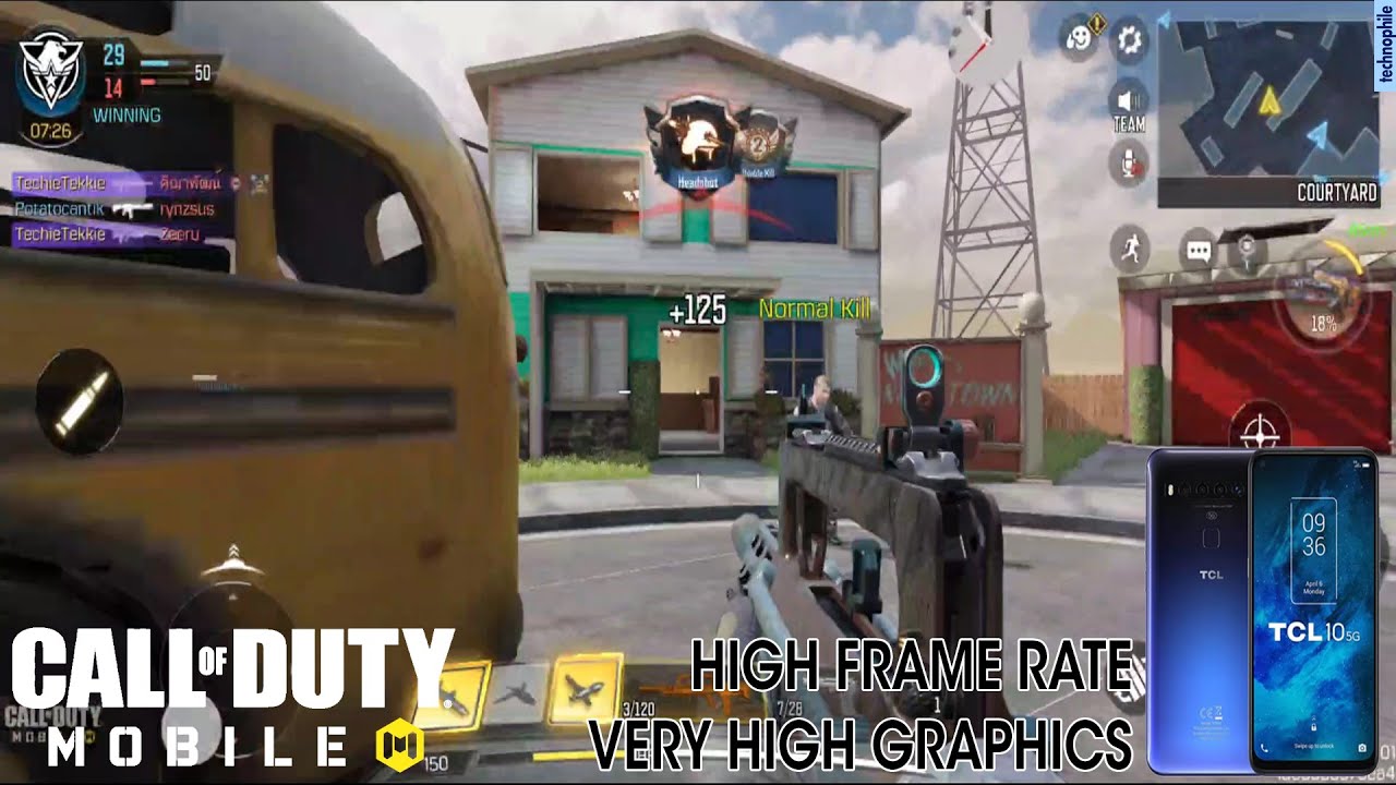 Call of Duty: Mobile VERY HIGH GRAPHICS, HIGH FRAME RATE | TCL 10 5G ...